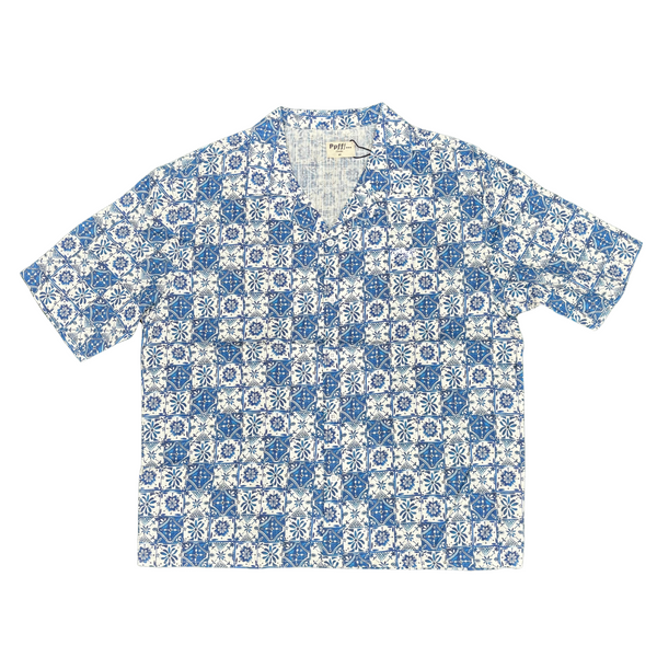 Mexican Talavera Vacation Shirt - Blue – Ppfff Clothing
